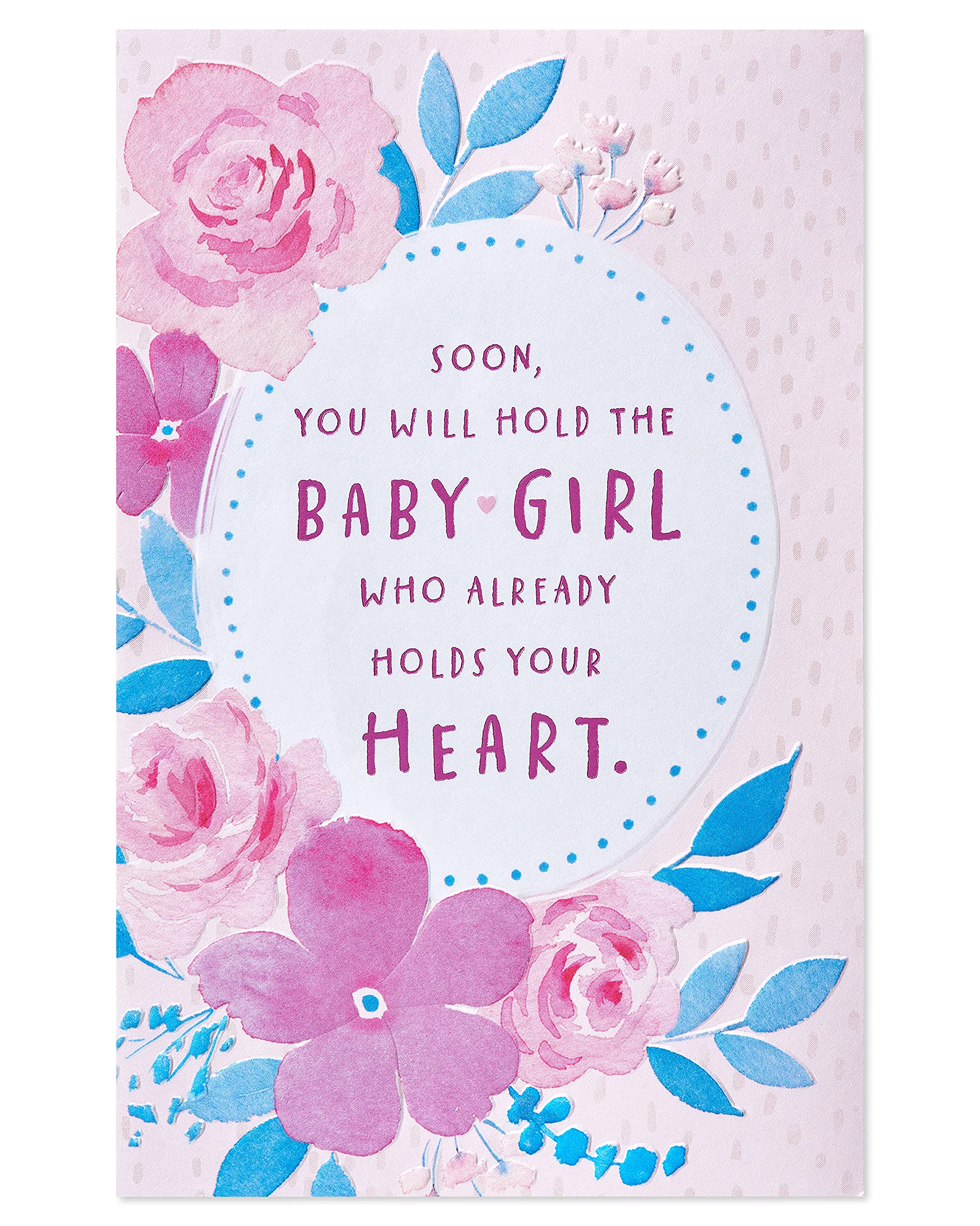 American Greetings Baby Shower Card for Girl (Count Down the Days)