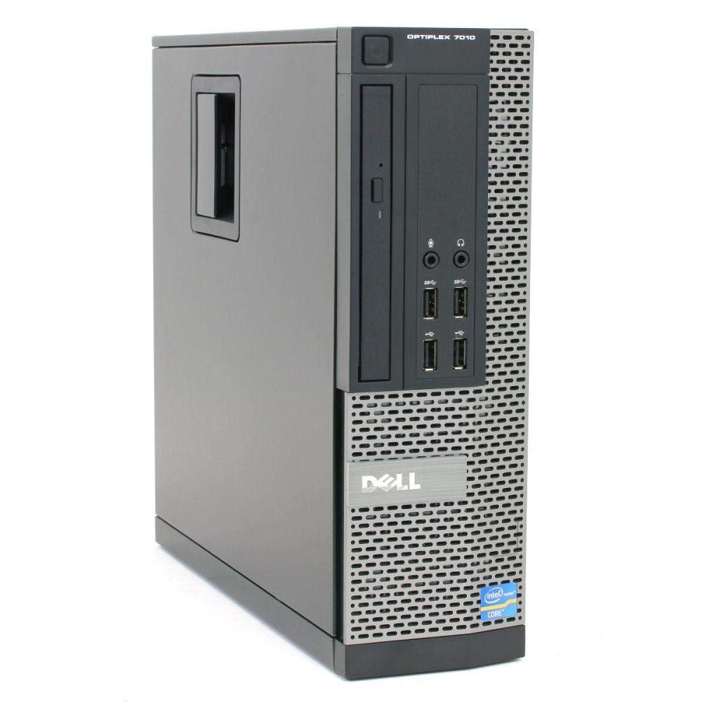 Dell OptiPlex 7010 Small Form Factor Mini Desktop PC, Intel Quad Core i5-3470 3.2GHz Processor, 8GB RAM, 500GB HDD, Windows 10 Home, Dual-Band High-Speed WiFi, Keyboard, Mouse (Renewed)