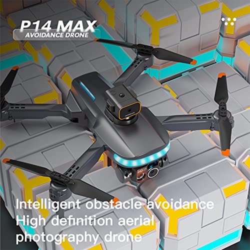 4K HD Camera WiFi FPV Foldable RC Drone - Altitude Hold Headless Mode Trajectory Flight One Key Start Remote Control Circle Fly Mini Drone Quadcopter Toys Gifts for Boys Girls (Black)