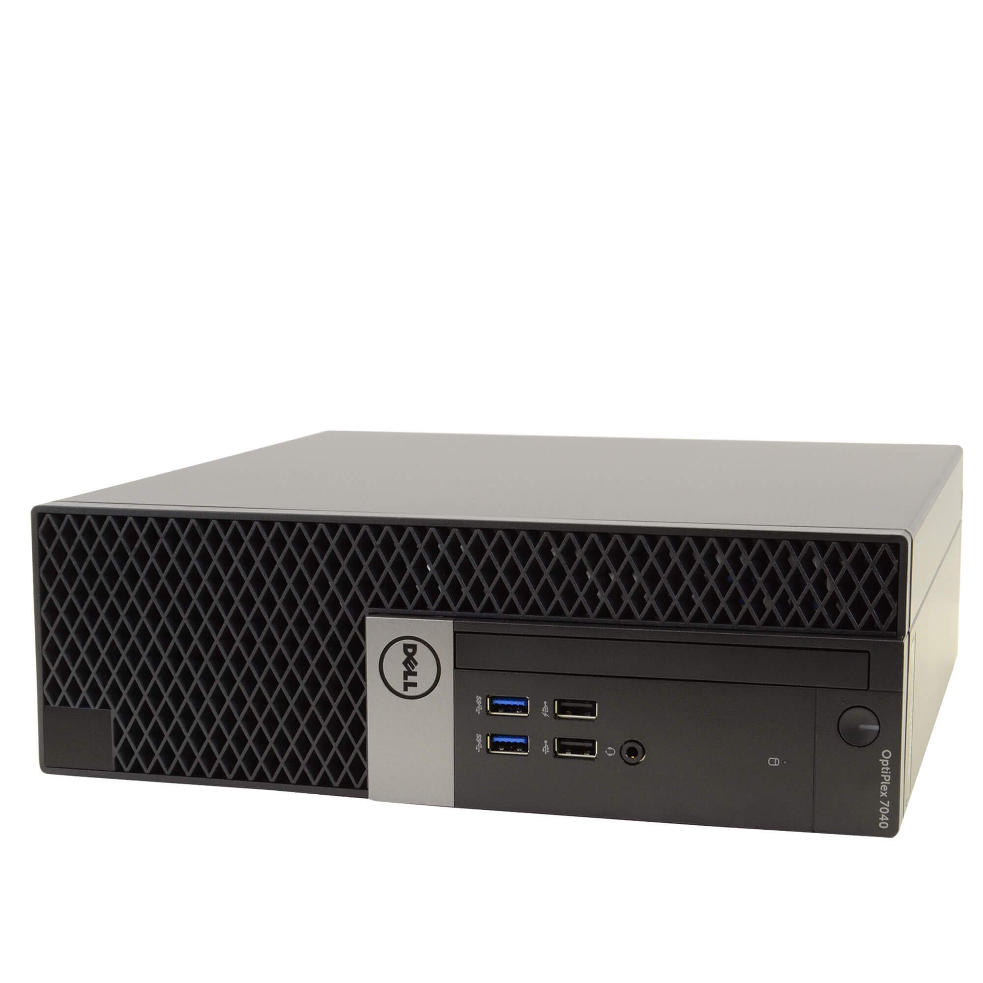 Dell OptiPlex 7040-SFF, Core i7-6700 3.4GHz, 16GB RAM, 480GB Solid State Drive, DVD, Windows 10 Pro 64bit, (Renewed)