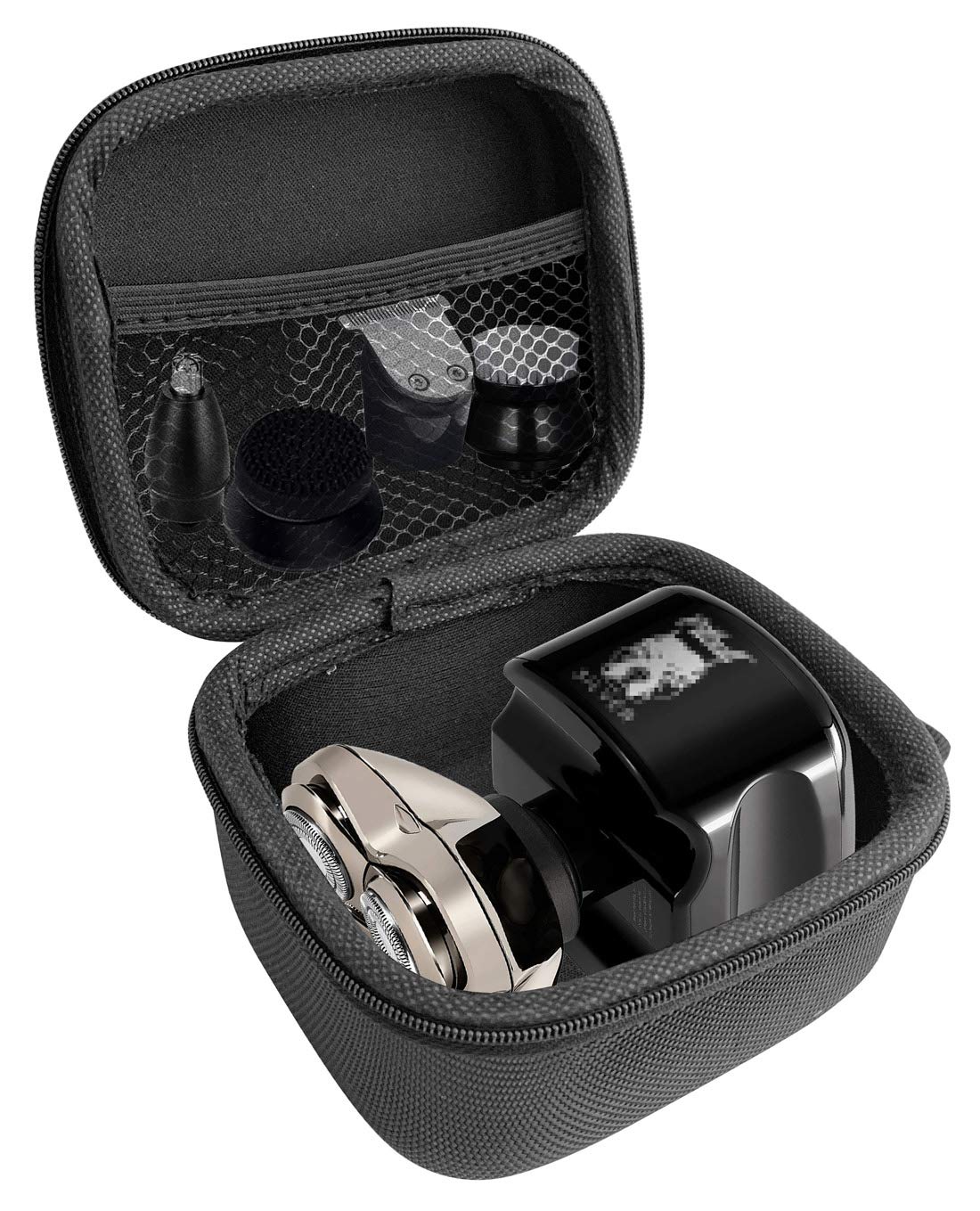 FitSand Hard Case Compatible for Skull Shaver Pitbull Silver PRO Electric Razor