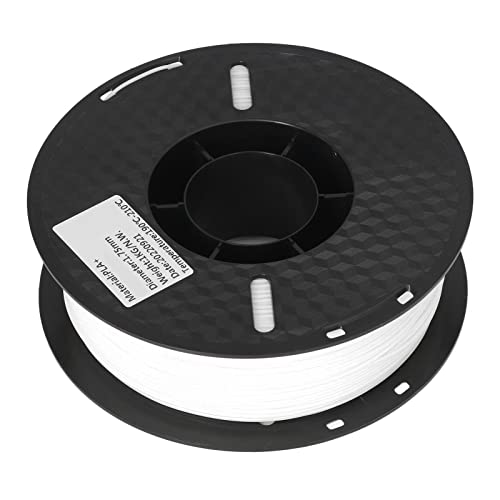 3D Printer Roll Filament, Smokeless Plastic Shell 1kg Spool 1.75mm PLA Print Filament High Accuracy for Industrial Devices(Transparent)