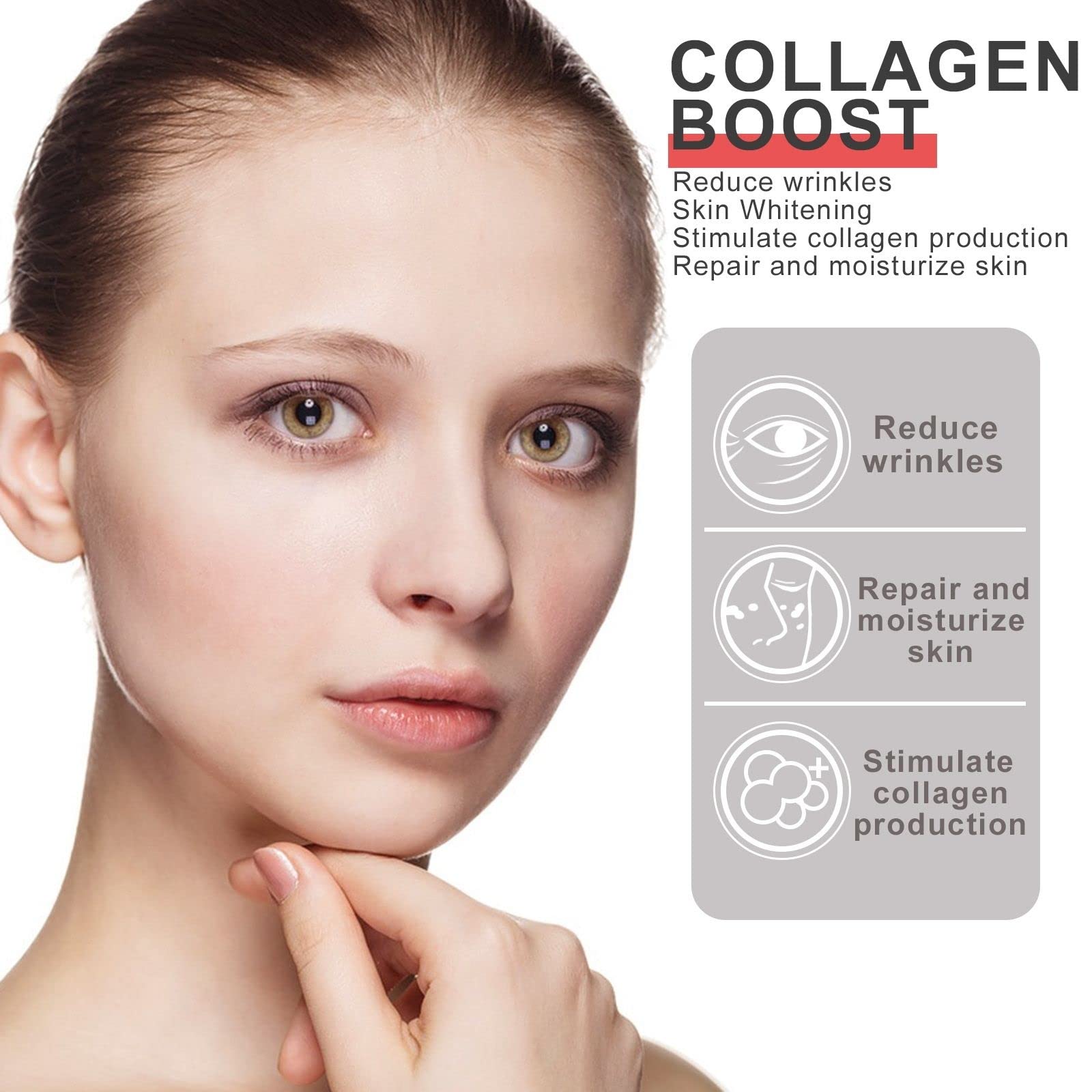 2PCS Collagen Boost Anti Aging Serum, Collagen Boost Anti Aging Serum for Face Wrinkles, Skincare Glow And Protect Serum for All Skin Type