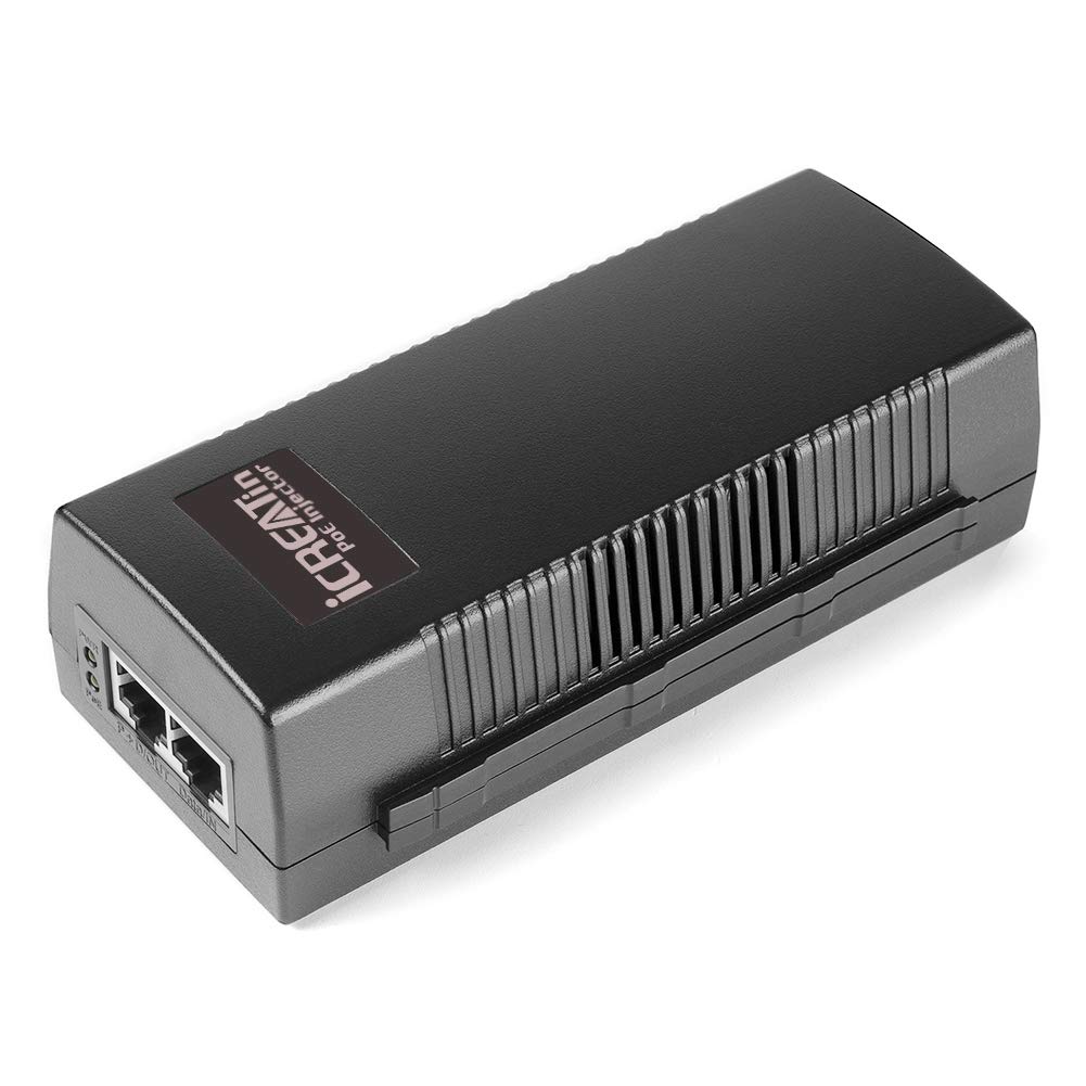 Gigabit PoE+ Injector, IEEE802.3AT/af Compliant, 30W POE Power Adapter Compatible with Ubiquiti U-POE-at, U-POE-AF, TL-PI30G, Suitable for U6 AP U6-LR, U6-LITE & U6-PRO