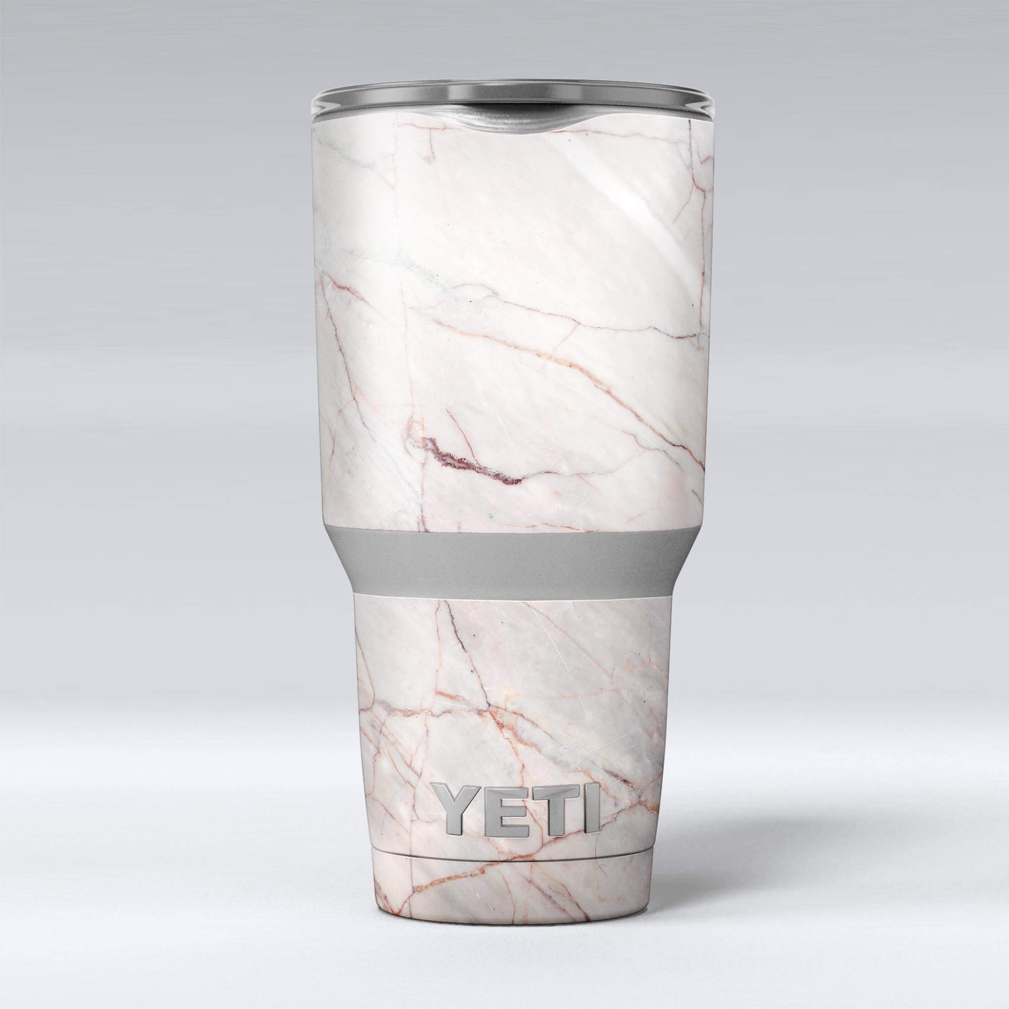 Design Skinz Slate Marble Surface V11 - Skin Decal Vinyl Wrap Kit Compatible with The Yeti Rambler Cooler Tumbler Cups