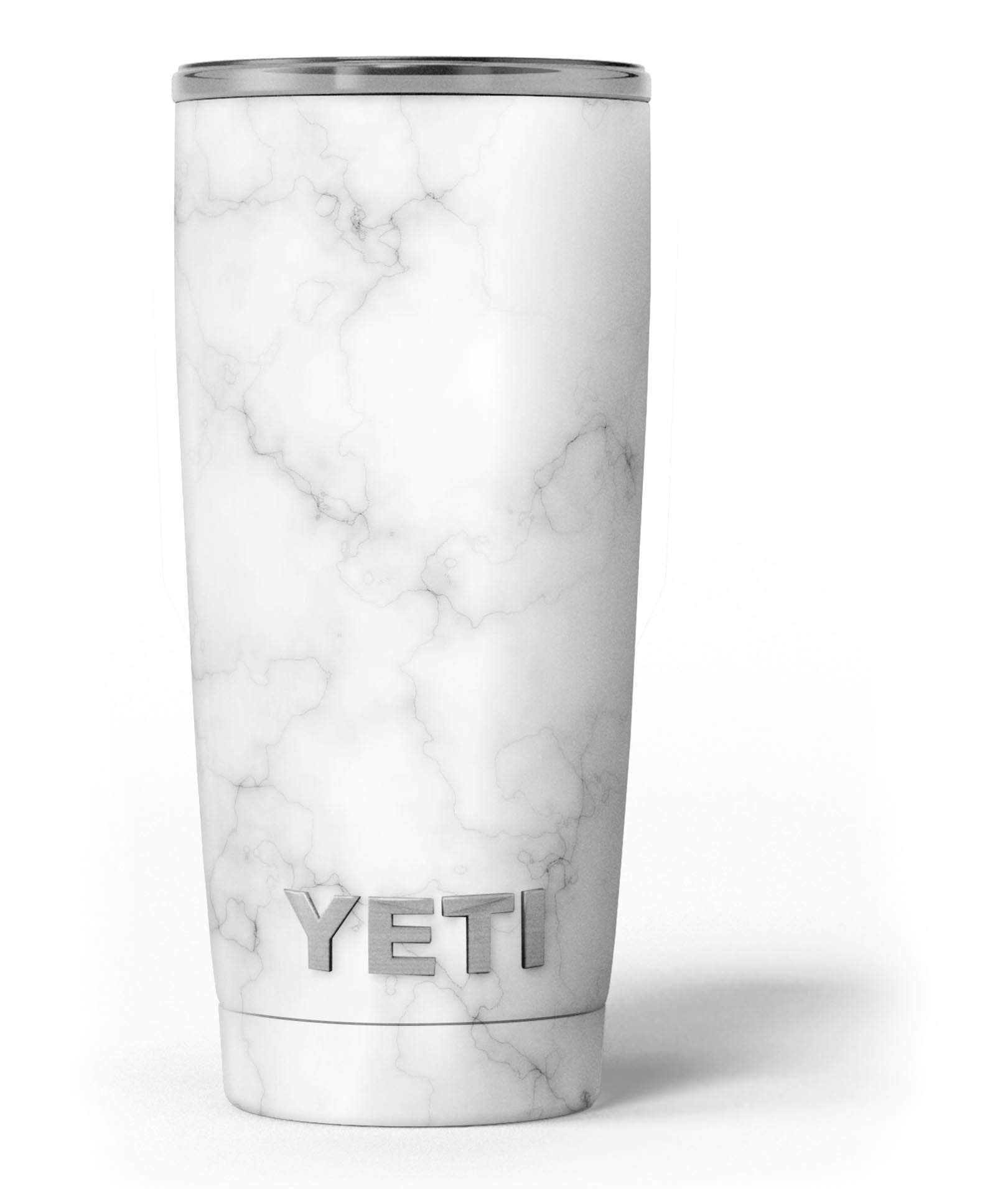 Design Skinz Slate Marble Surface V54 - Skin Decal Vinyl Wrap Kit Compatible with The Yeti Rambler Cooler Tumbler Cups