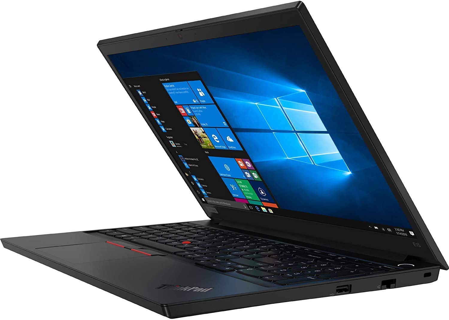 Lenovo Thinkpad E15 Business Laptop, 15.6" FHD IPS Display, Intel Core i7-10510U, 16GB RAM Memory, 512GB PCIe NVMe SSD, Webcam, Zoom Meeting, Windows 10 Pro, Black