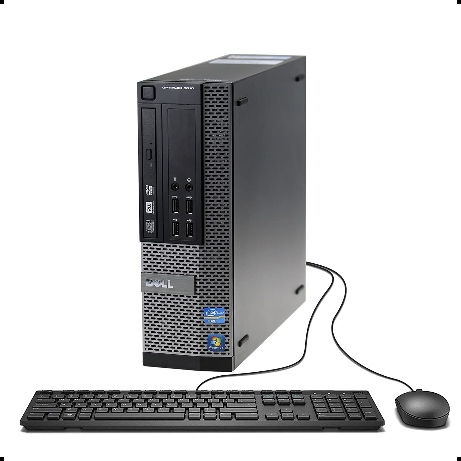 DELL Optiplex 7010 SFF Premium Flagship Business Desktop Computer (Intel Quad-Core i7-3770 3.4GHz, 8GB RAM, 240GB SSD, DVD, VGA, DisplayPort, WiFi, Windows 10 Professional) (Renewed)']