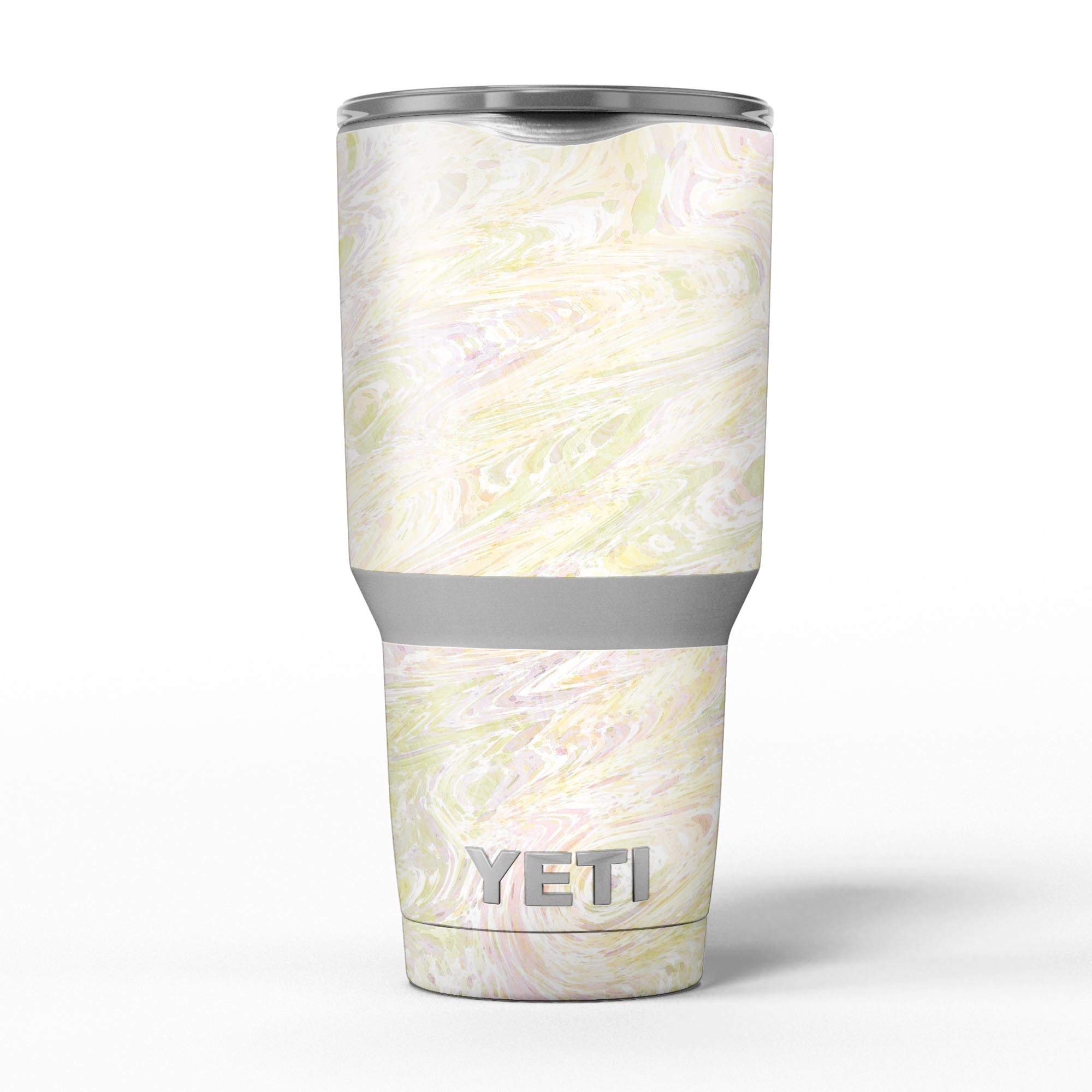 Design Skinz Slate Marble Surface V20 - Skin Decal Vinyl Wrap Kit Compatible with The Yeti Rambler Cooler Tumbler Cups