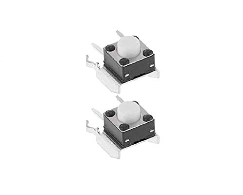 2X RB LB Trigger Bumper Button Replacement Compatible with Xbox One Xbox 360 Controller White