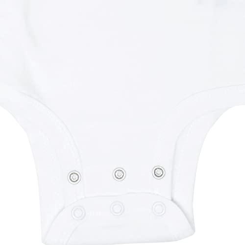 CozeeME Baby Boys 3 Pack Short Sleeve Side Snap Grow With Me Bodysuit 0-3 Months