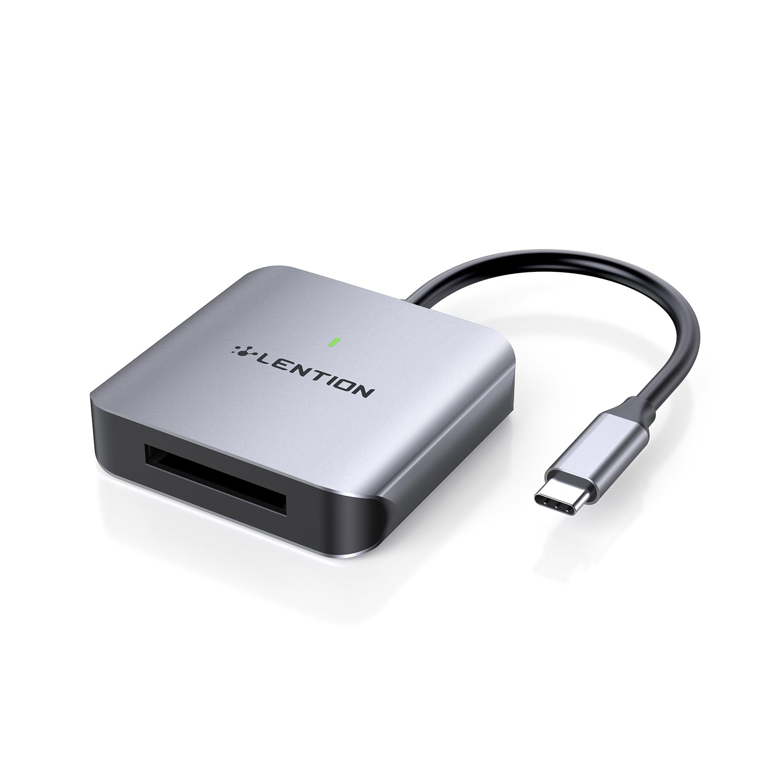 LENTION USB 3.2 Gen 2 10Gbps CFexpress Tyep B Card Readers, Portable Aluminum Memory Card Adapter, Support for Thunderbolt 3/4 Port, for Professional Filmmakers, Photographers(C9CR)