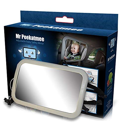 Back Seat Mirror: Mr. Peekatmee Backseat Baby Safety Mirror
