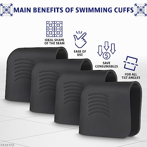 4Pcs Caulking Finisher Grout Scraper Tool - Manual Caulk Applicator Tools 2024 New Caulking Finisher Tile Grout Tool Brick Filler Caulking Finishing Tool - House Tool Kit Set White Caulk Scraper Tool