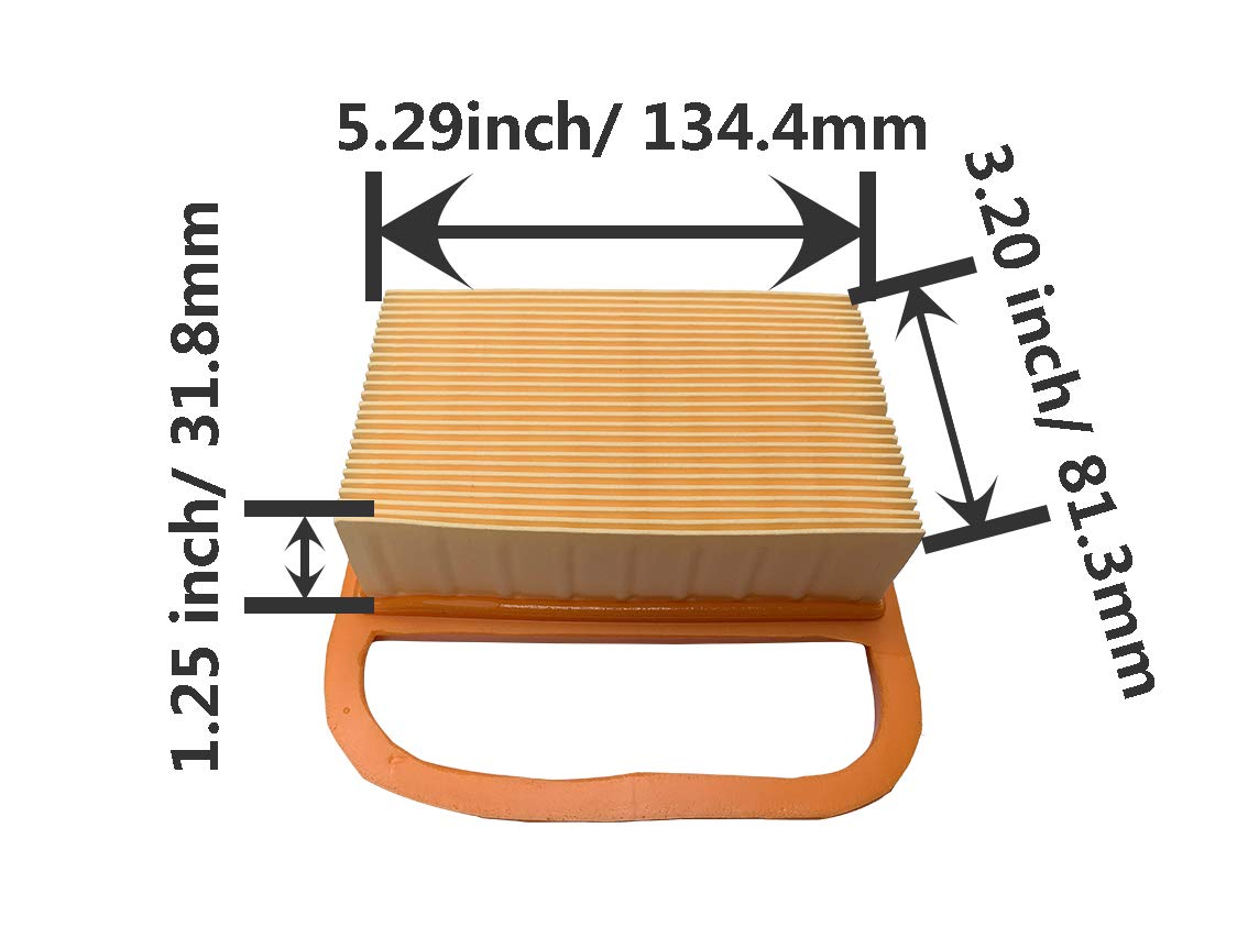 2 Pack TS420 Air Filter- with Pre Filter Fit for StihlTS410 TS420 TS420Z TS480 TS500i Concrete Cutoff Saw Cutquik Saws- TS420 Air Filter Compatible with 4238 141 0300, 4238 1404 401,4238 140 1800