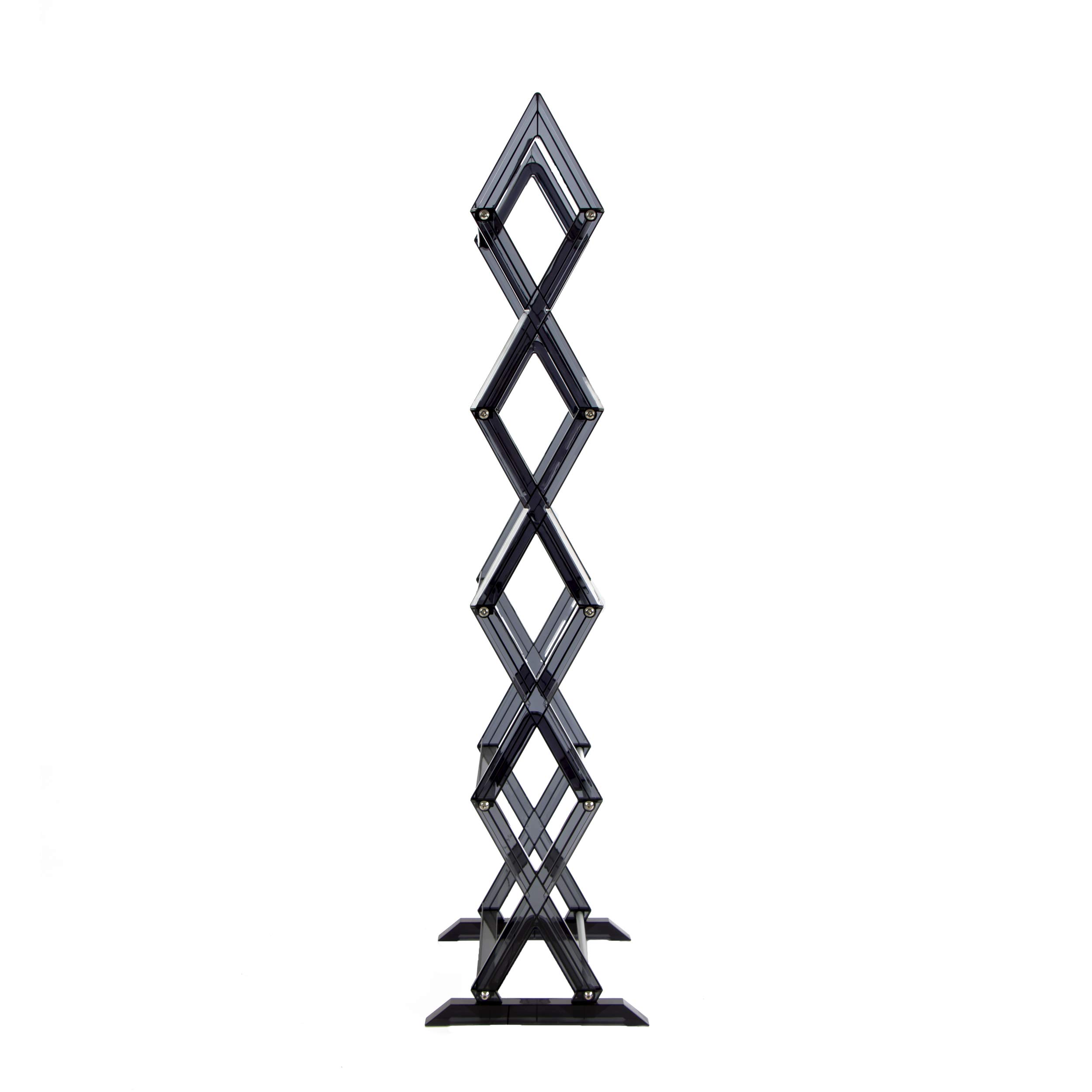 Atlantic Mitsu 5-Tier Portable Media Storage Rack β Protects & Organizes Prized Music, Movie & Video Games Collections, PN 64835195 in Smoke