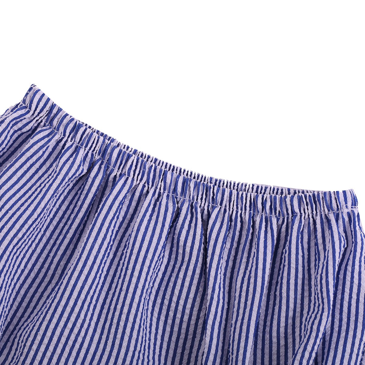 Baby Boys Cake Smash Outfit First Birthday Bloomers Bowtie Adjustable Y Back Suspenders Clothes set Royal Blue Striped One Size