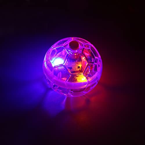 4 Pieces Ghost Hunting Cat Ball Multi-Color Flash LED Glowing Interactive Ball Pet Toys for Dog Cat Animals Activity