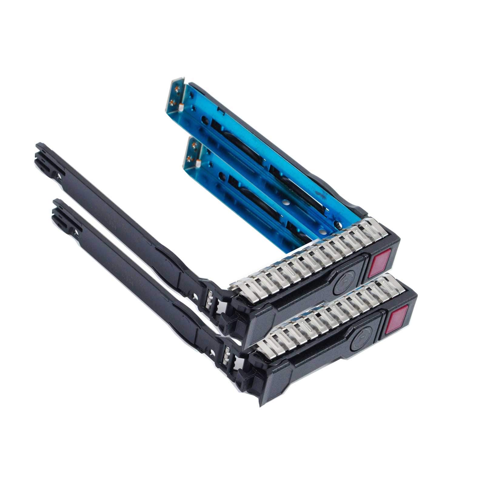 Hard Drive Bracket 651687-011 651699-001 SSD Bracket 2.5 Hard Drive Caddy Compatible with HP Proliant DL320e DL360e DL360P DL380e DL380p DL385p DL560 ML310e G8 Gen8 DL380 DL350 DL360 G9 Gen9, 2 Pack