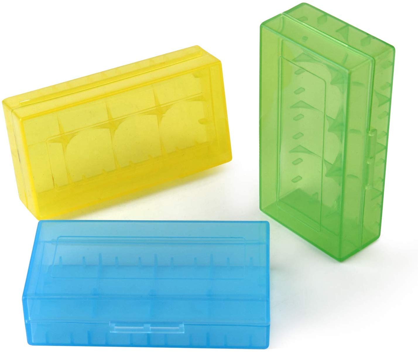 Golden Pearl 6pcs-Battery Storage Case for 18650 or CR123A Battery