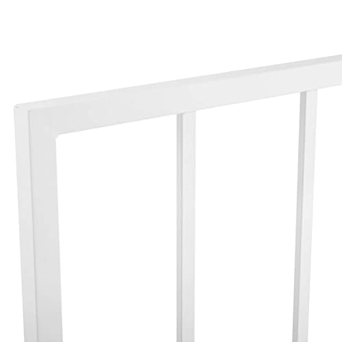 Modway Tatum Modern Farmhouse Metal Queen Headboard in White