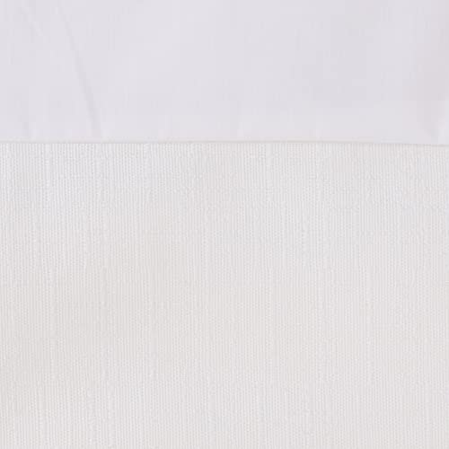 Baby Doll Bedding Drake Linen Look Crib Skirt/Dust Ruffle, Beige