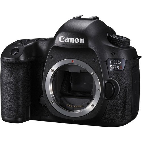Canon EOS 5DS R DSLR Camera(Body Only) Bundle with 64GB Memory Card + Carrying Case + Spare Battery + More - International Version