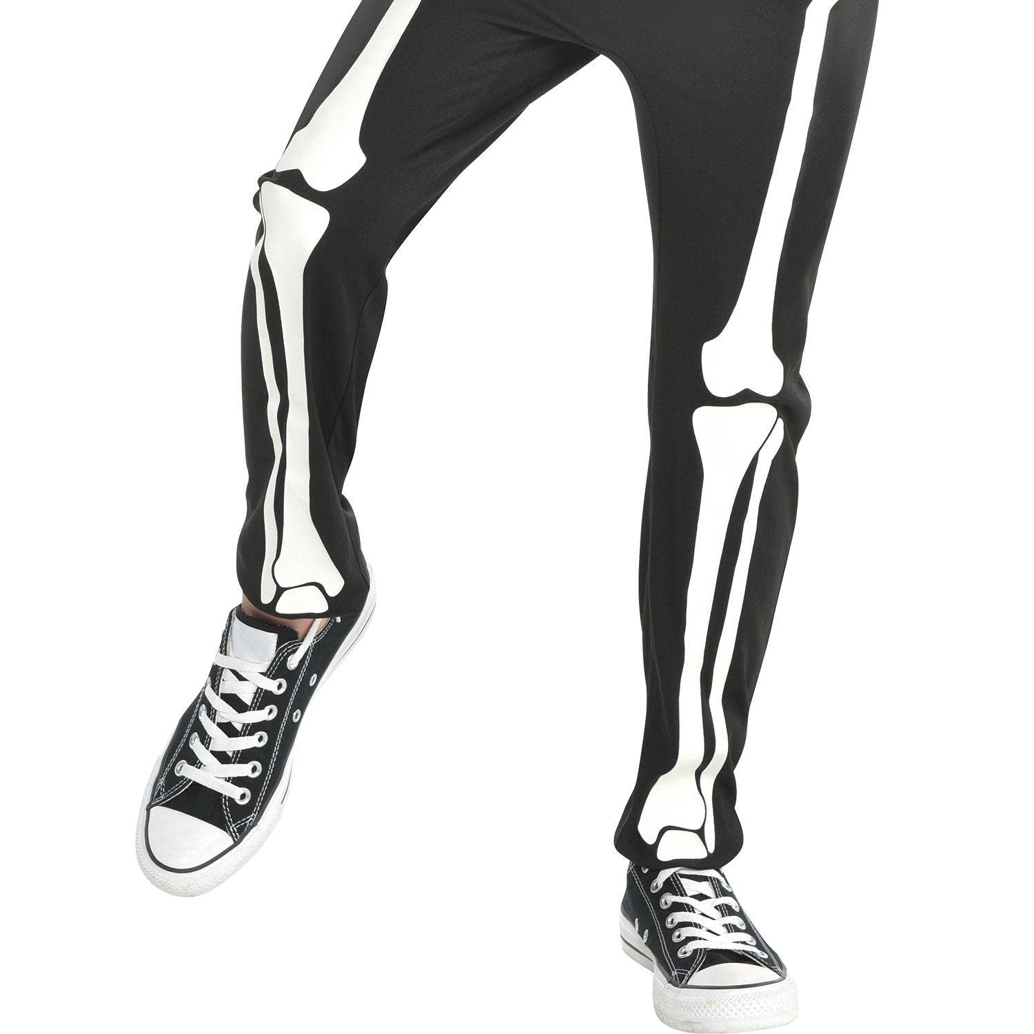 amscan Adult X-Ray Skeleton Costume, Plus Size - 48-52, 1 Pc