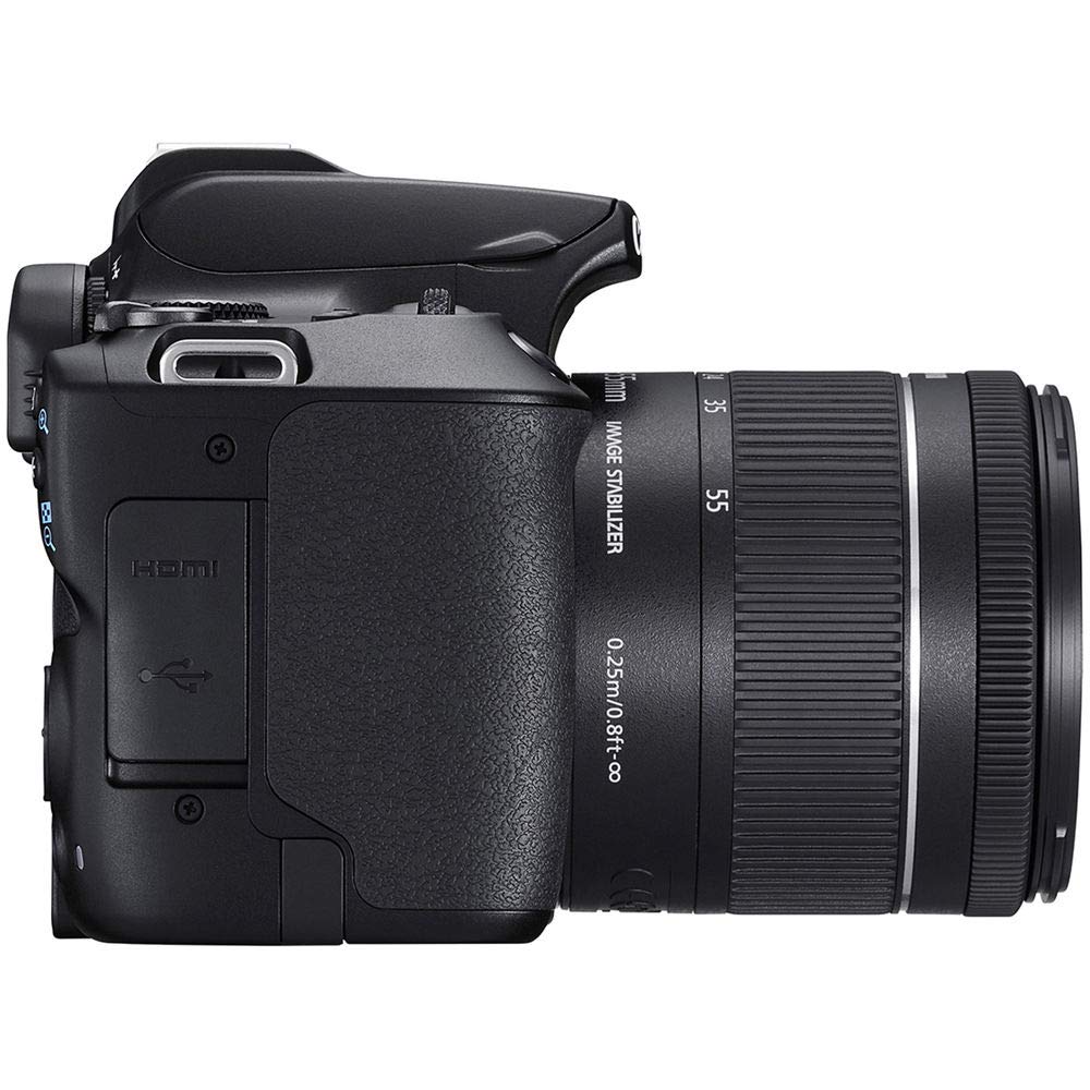 Canon EOS Rebel SL3 DSLR Camera (Black) with 18-55 IS STM 3453C002 USA 17pc Must Have Bundle: Includes – 32GB SanDisk Highspeed Memory Card + 50” Tripod + Professional Backpack + 3pc Filter Kit + More