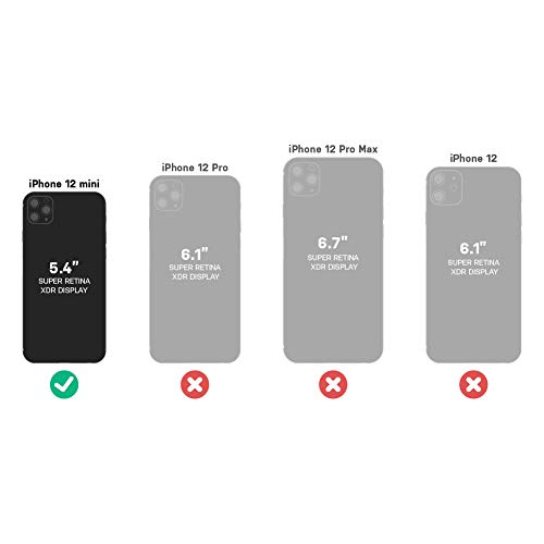 OtterBox Symmetry Clear Series, Clear Confidence for Apple iPhone 12 Mini - Plastic - Shock-Absorbent - Clear