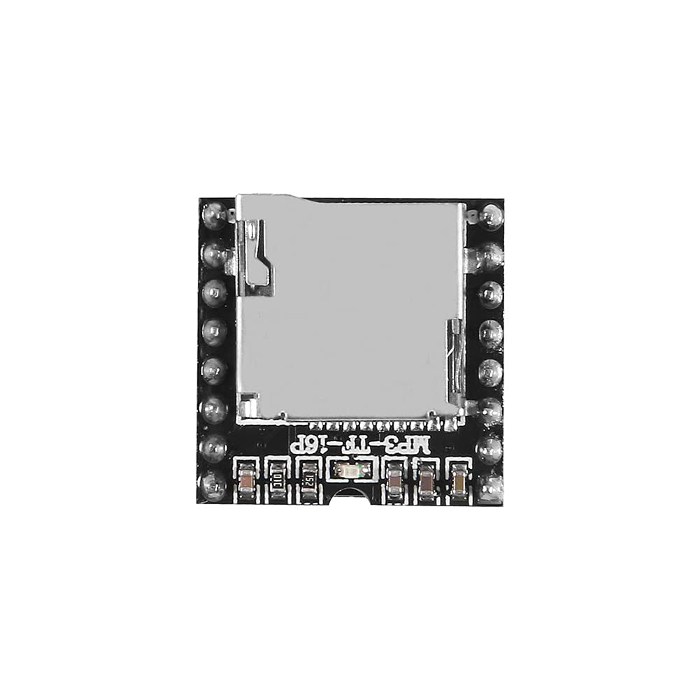 MELIFE 3PCS DFPlayer Mini MP3 Player Audio Voice Module MP3 Voice Decode Board Supporting TF Card U-Disk IO/Serial Port/AD