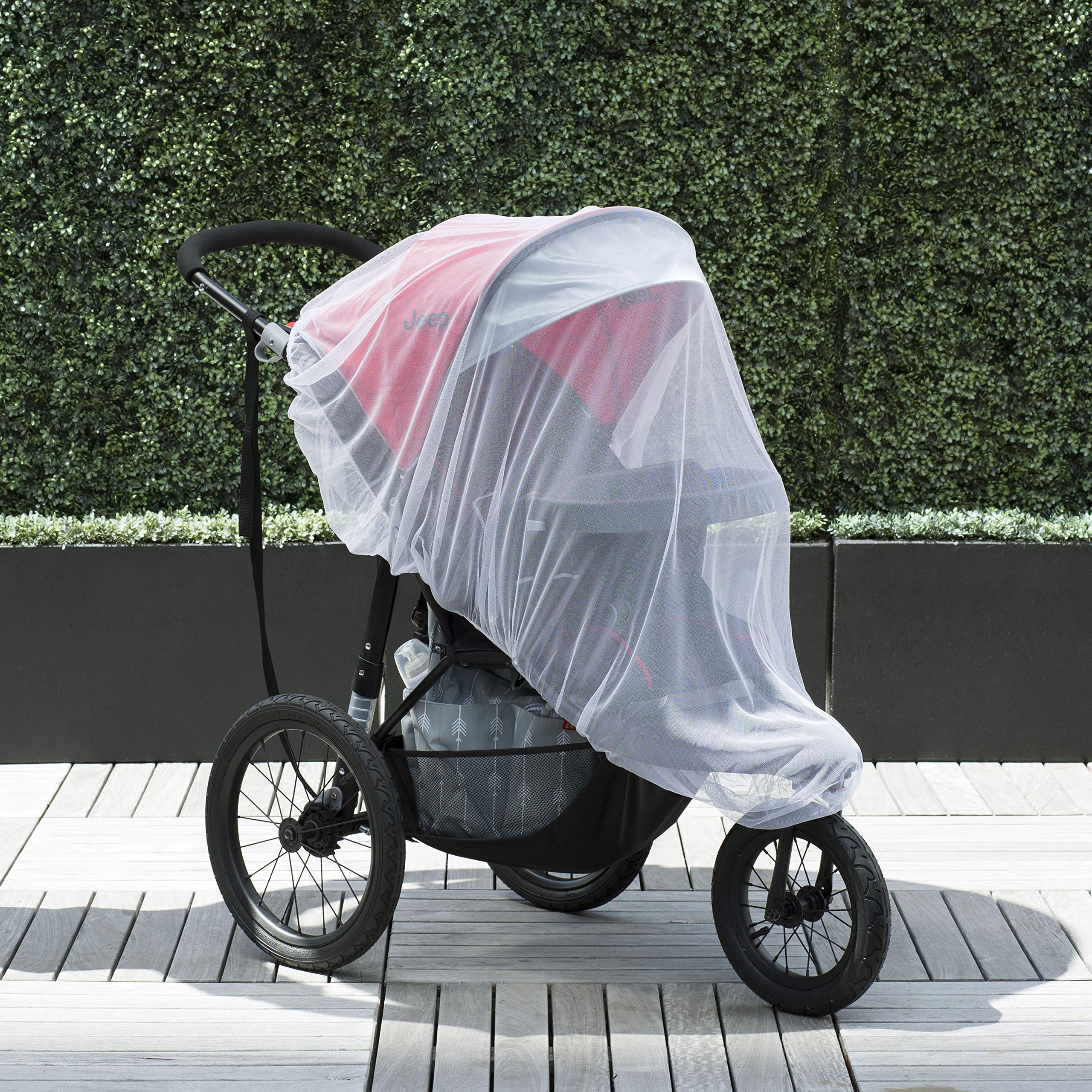 Delta Children, Baby Mosquito and Bug Nets for Strollers & Joggers, Pack n' Plays, Infant Car Seats & Bassinets. 2-Pack. Breathable with Elastic for Easy fit