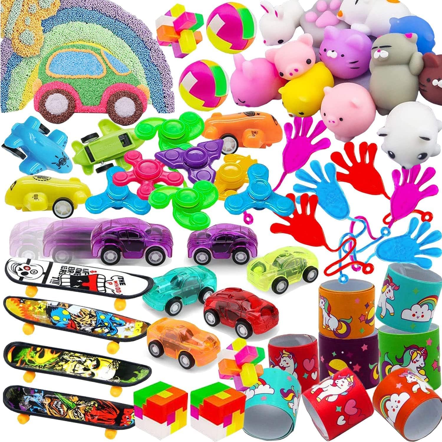 Aibequ 49 Pack Party Favors for Kids 3-4-8-12, Treasure Box Toys Classroom Prizes, Pinata Stuffers, Goodie Bag Fillers, Carnival Prizes, Bulk Toys, Birthday Party Gift