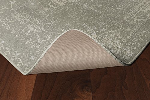 Brumlow Mills Neutral Home Indoor Area Rug with Distressed Persian Print Pattern for Living Room Decor, Dining Room, Kitchen Rug, or Bedroom Carpet, 3'4" x 5', Beige