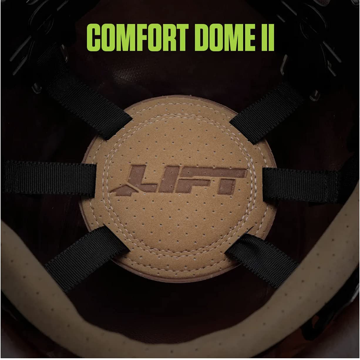 LIFT Safety HDF50C-20CK DAX Carbon Fiber Full Brim 50-50, White/Black Camo