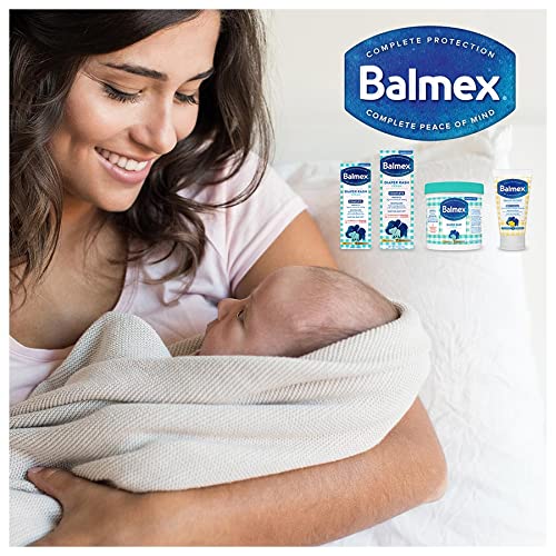 Balmex Complete Protection Baby Diaper Rash Cream with Zinc Oxide + Soothing Botanicals, 16 Oz, Pack of 2