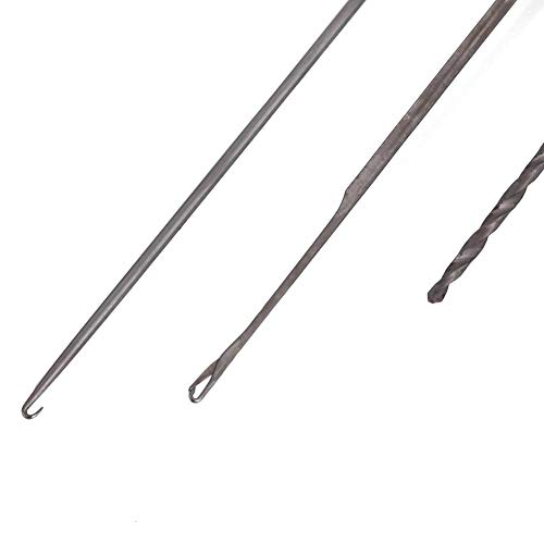 3 in 1 Baiting Needle Tool Fishing Rigging Bait Needle Kit Tool Set Bait Boilie Drill Stringer Needle for Making Rigs