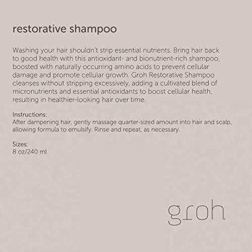 Groh Restorative Shampoo, 8oz.