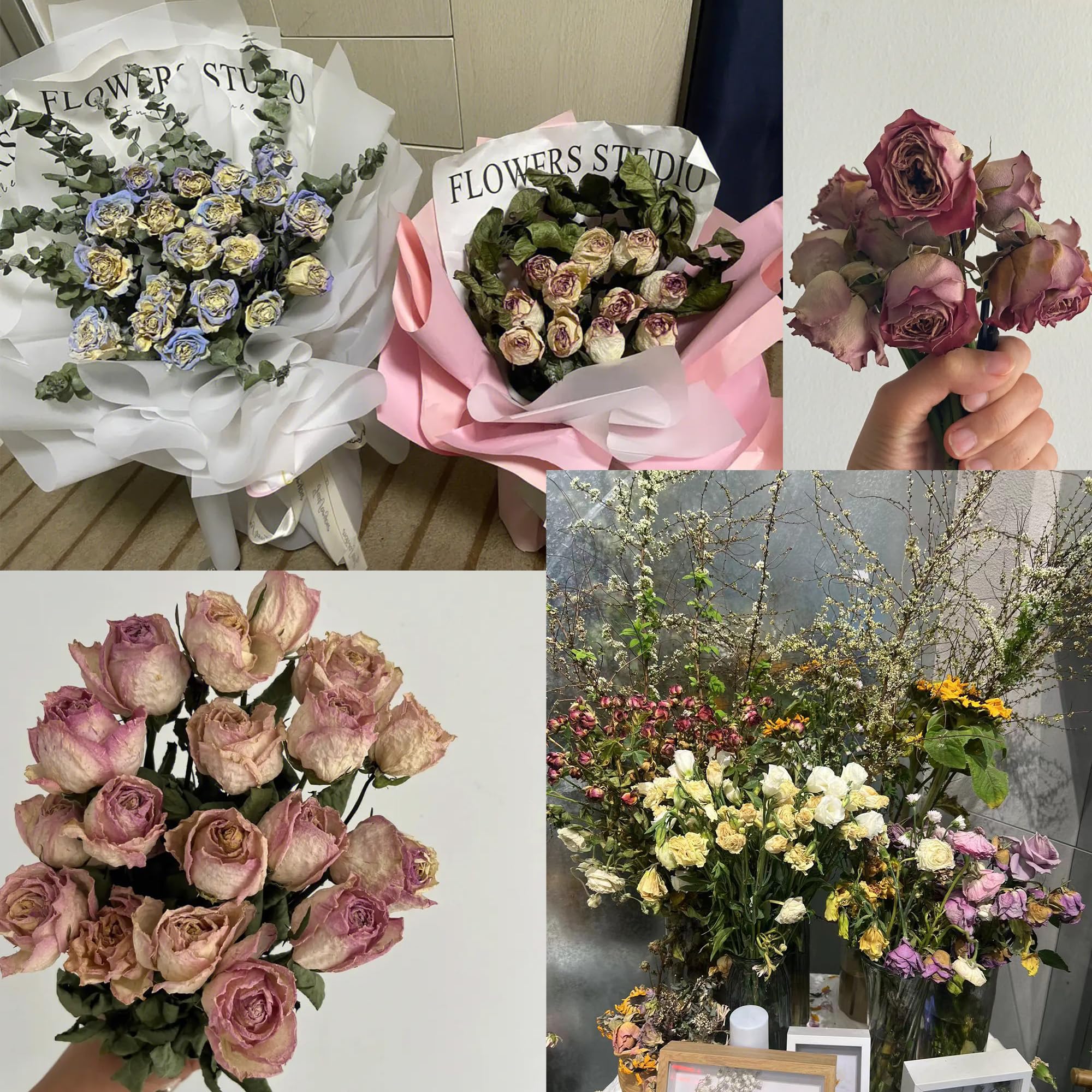 2LBS Silica Gel Flower Drying Crystals,Bouquet Preservation Color Indicating Reusable, Ultra Premium Silica Gel for Drying Flowers.
