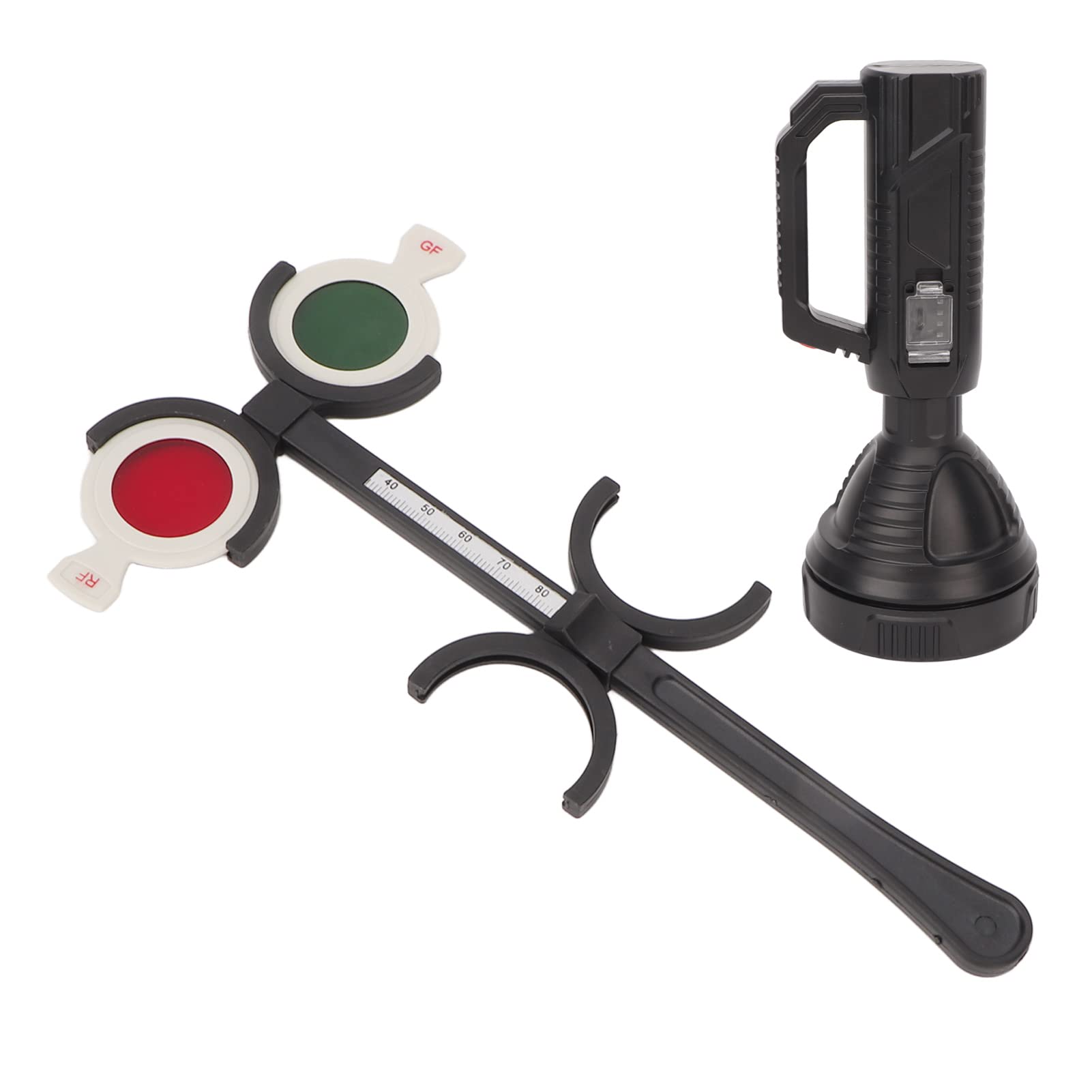 4 Dot Test Light, Red Green Lens Improve Clarity 4 Dot Vision Test Light Accurate Complementary Colors for Amblyopia
