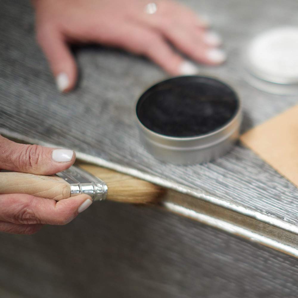 AMY HOWARD AT HOME - Dark Antique Wax for Vintage Furniture Restoration - Protective Finish and Seal - Dark Finish (3.5 Oz)
