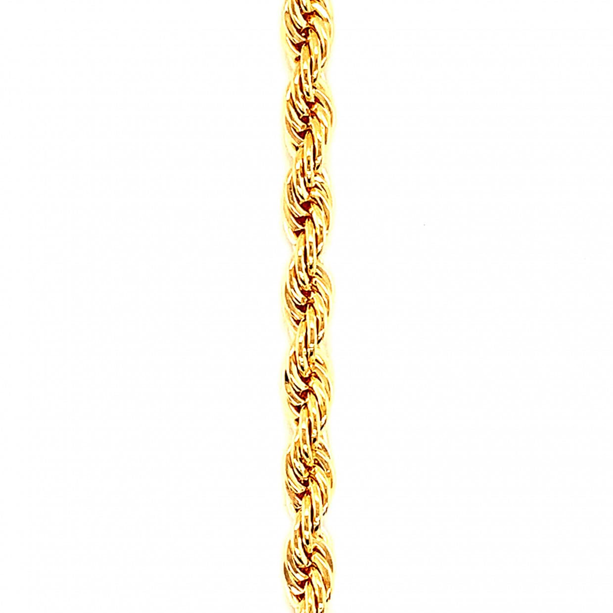 2MM Rope Chain Necklace 16" - Gold Men Women Gifts (18)