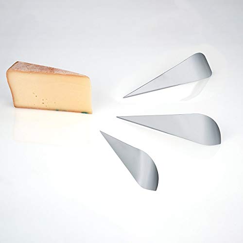 Alessi "Antechinus" Cheese Knife in Steel Aisi 420 Mirror Polished, Silver
