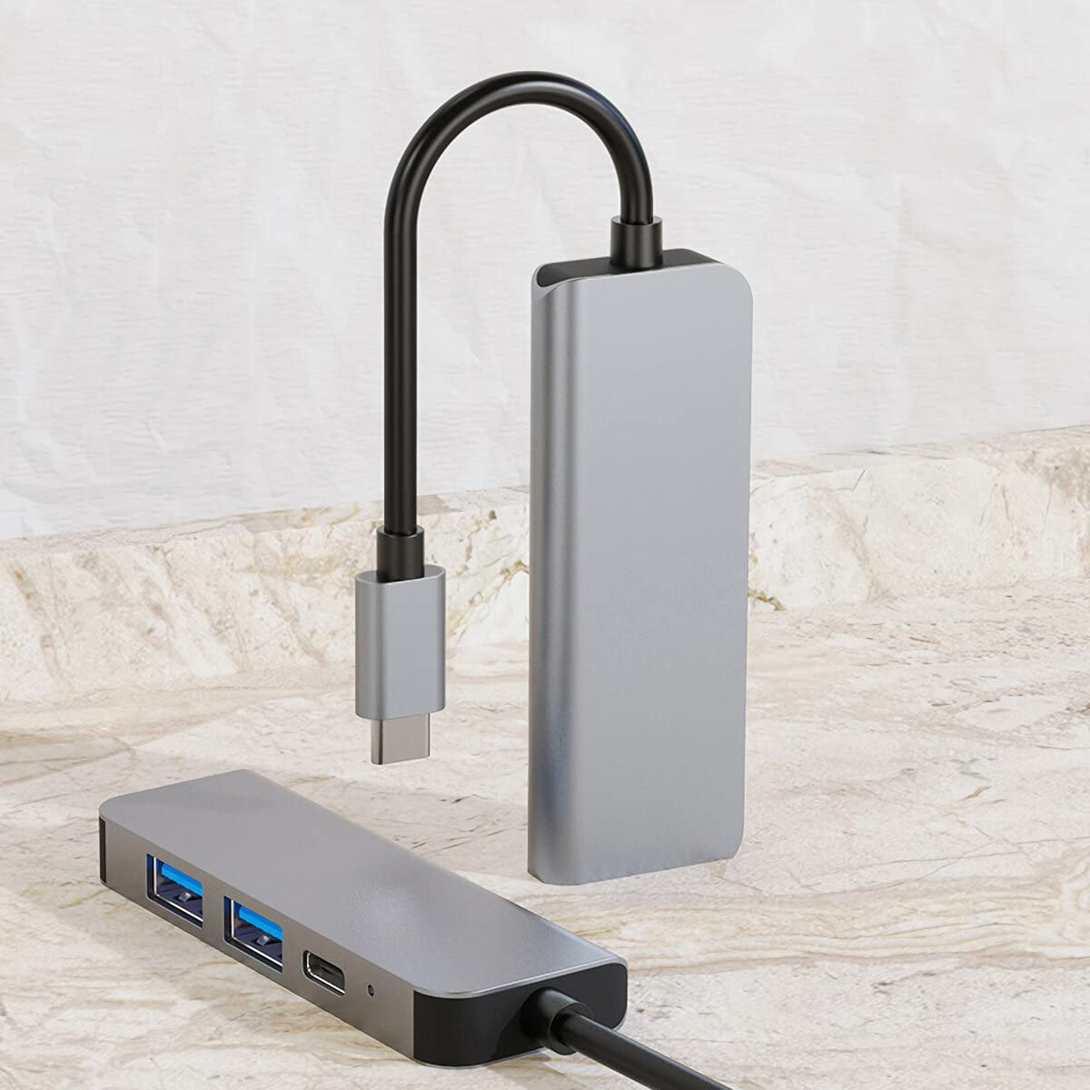 4 in 1 USB 3.0 Hub Type-C Docking Station USB Adapter with USB 2.0 USB 3.0 PD 3.0 Power HDMI for PC Laptop Matebook Huawei XIAOMI MacBook Pro
