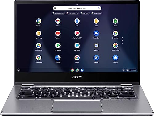 acer 2023 Newest Premium Spin514 2in1 Chromebook: 14" FHD IPS Touch Display, Powerful AMD Ryzen3(Up to 3.5GHz), 8GB RAM, 128GB eMMC SSD, AMD Radeon Graphics, USB-C, WiFi, BT, Backlit-KYB, Chrome OS