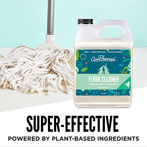 Aunt Fannie's Bundle: Floor Cleaner Vinegar Wash (Eucalyptus) + Hardwood Floor Cleaner (Lemon)