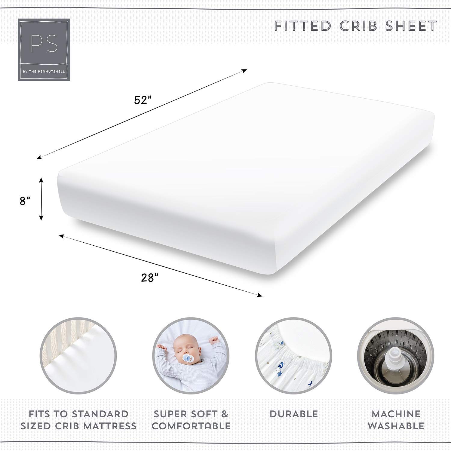 Spider Web Fitted Crib Sheet,Corner Cobweb with a Hanging Insect Hand Drawn Style Gothic Design with Flies Microfiber Silky Soft Toddler Mattress Sheet Fitted,28"x 52"x 8'',Baby Sheet for Boys Girls