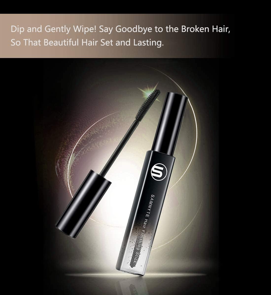 Hair Finishing Stick, 2 Pack - 0.7 Fl.Oz Hair Mascara for Taming Flyaways, Not-Greasy Hair Gel Stick