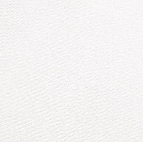 Amazon Basics Essential Cotton Blend Bed Sheet Set,3 pcs, Twin, White