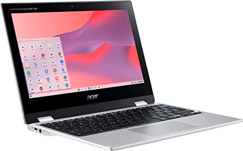 acer 2023 Newest Chromebook Spin 311 2-in-1 Laptop, 11.6" Touchscreen Display, MediaTek Kompanio 500 MT8183C, 4GB RAM, 64GB eMMC, MediaTek Integrated Graphics, Bluetooth, Wi-Fi, Chrome OS, Silver